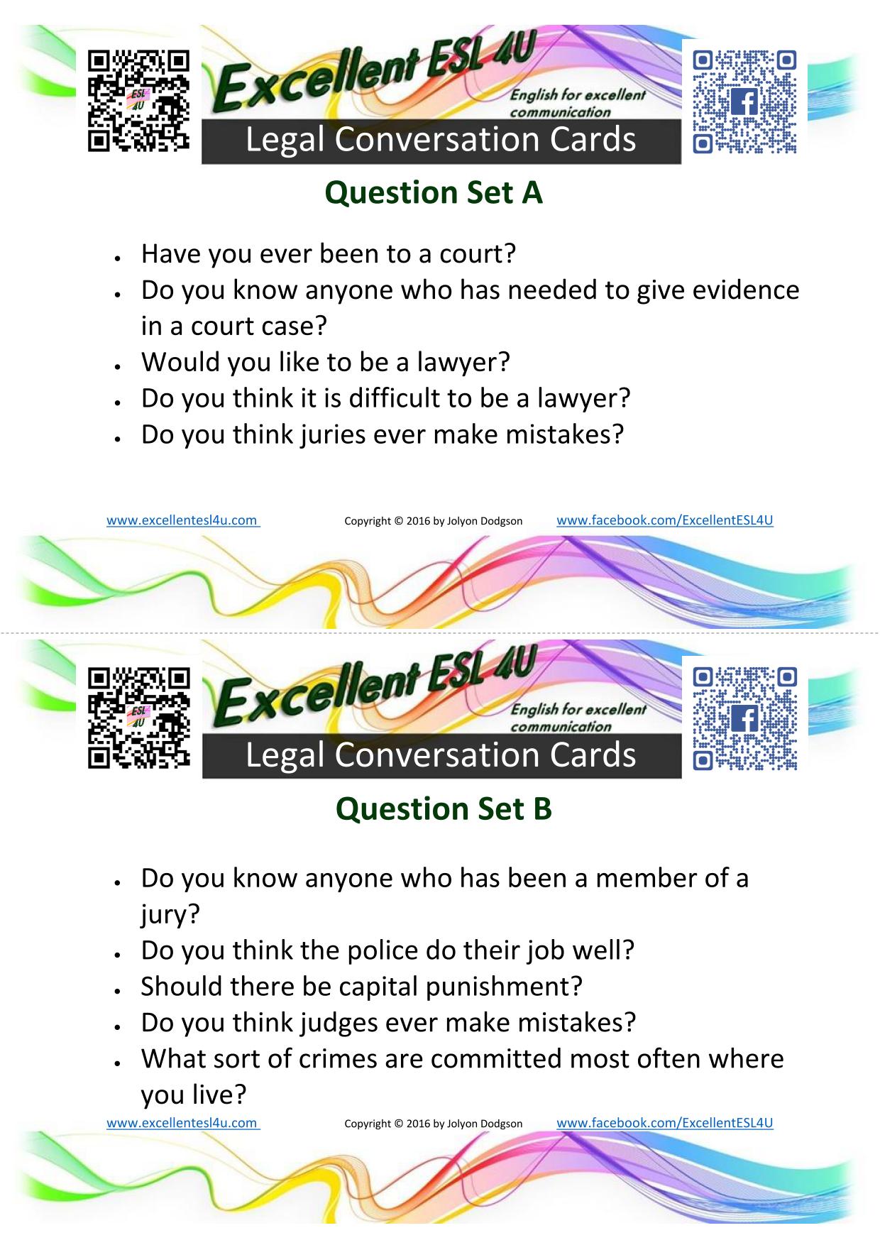 ESL Legal Conversation