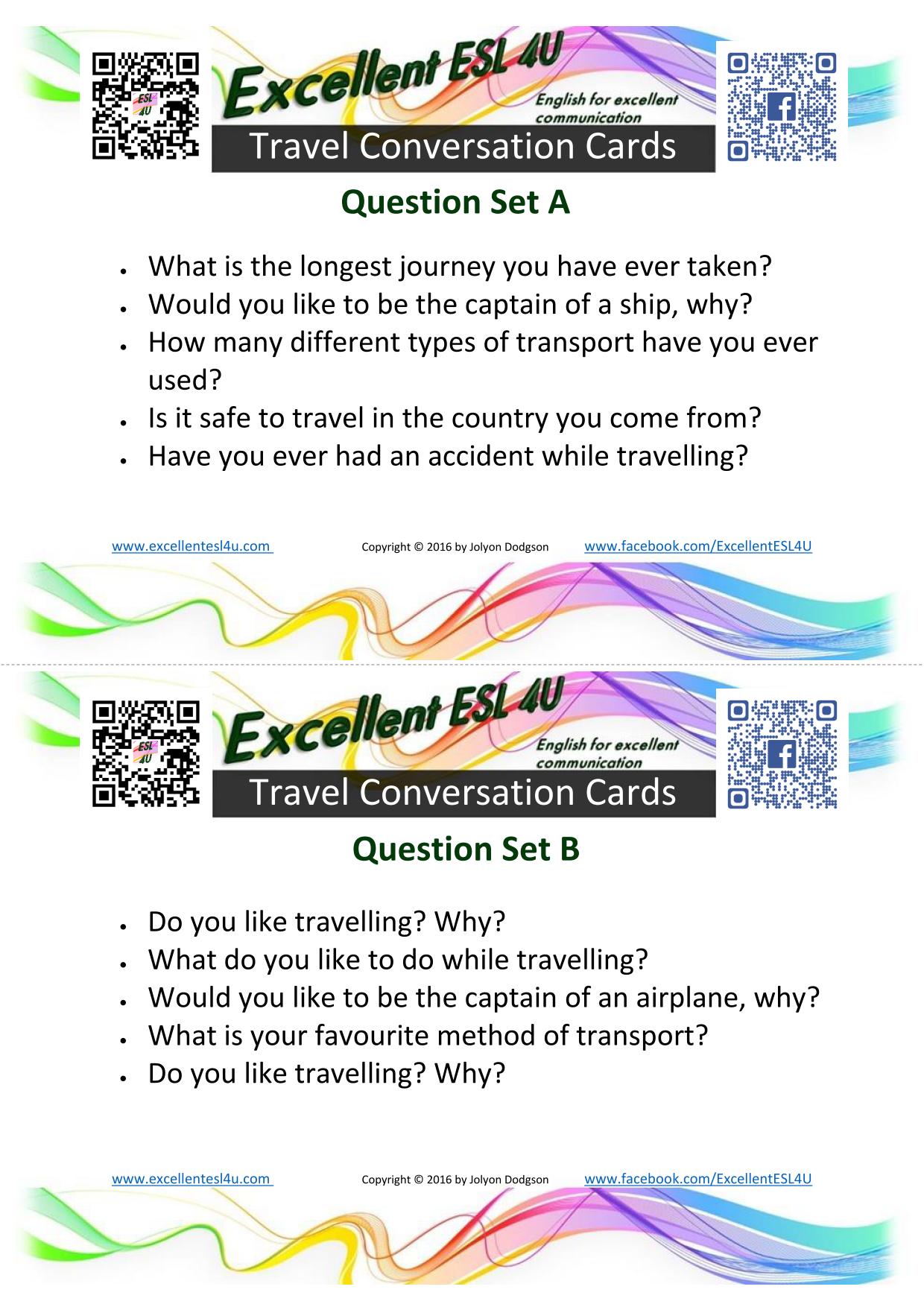 ESL Travel Conversation ESL Travel Conversation